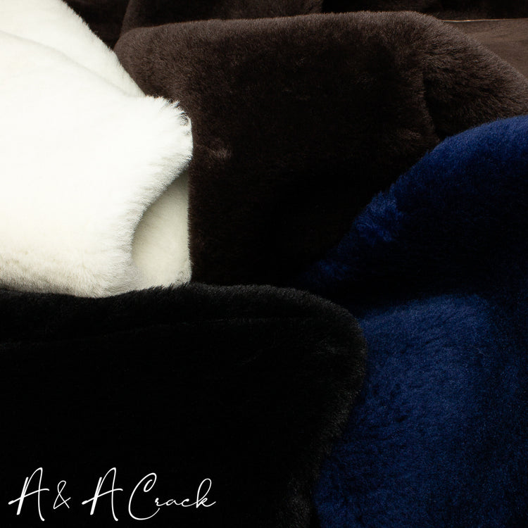 ANILINE SHRUNKEN LAMB LEATHER IN INDIGO BLUE - 1.6/1.8mm SUBSTANCE – A ...