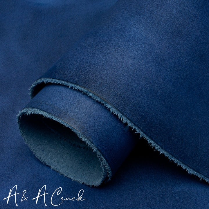Blue Leather Supplier | Blue Leathers in 100's of Shades – A & A Crack ...