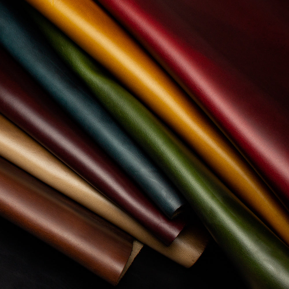 HORWEEN CHROMEXCEL® HATCH GRAIN LEATHER - BLACK - 2.0/2.2mm – A & A ...