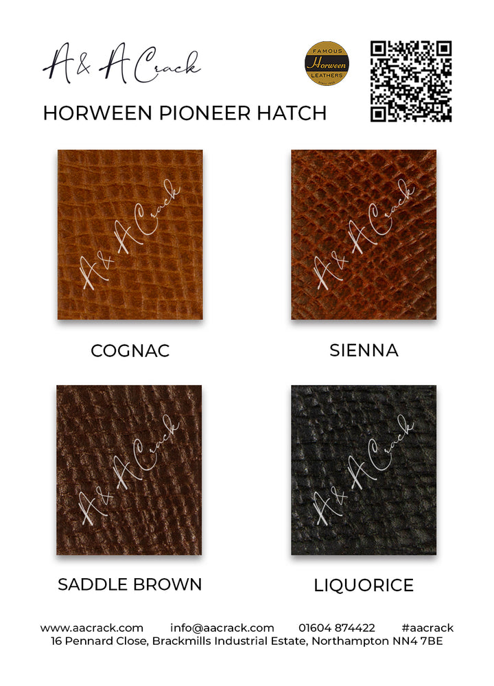 Horween Pioneer Hatch Grain Leather – A & A Crack & Sons