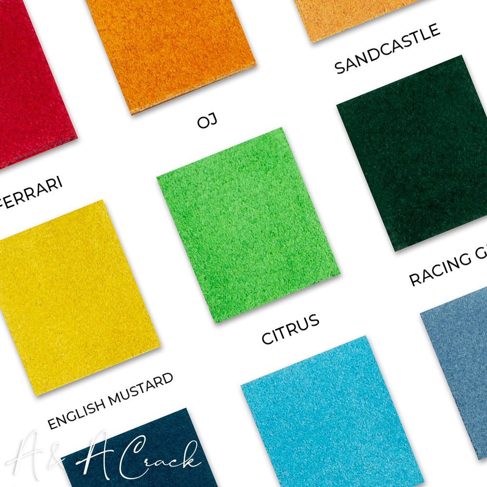 SUEDE - COLOUR CARD – A & A Crack & Sons