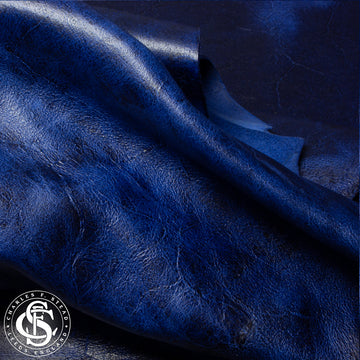 Blue Leather Supplier | Blue Leathers in 100's of Shades – A & A Crack ...