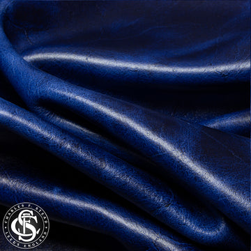 Blue Leather Supplier | Blue Leathers in 100's of Shades – A & A Crack ...